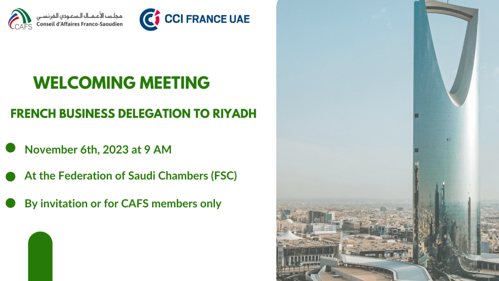 Inaugural meeting - French business delegation CCI France UAE & CAFS ...